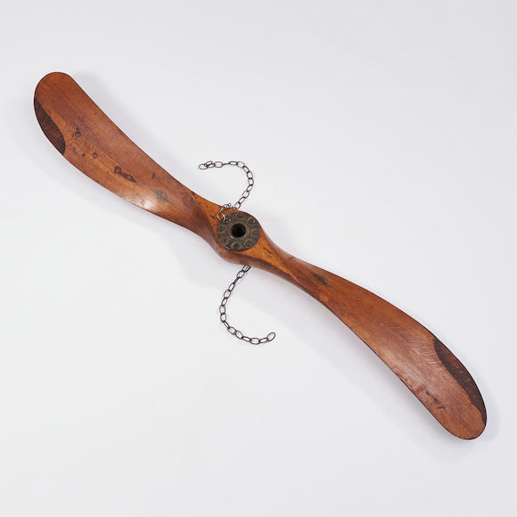 Bonhams Skinner Paragon Wooden Propeller American Propeller Co