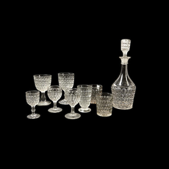 Bonhams Skinner Ten Pieces Of Early American Colorless Pressed