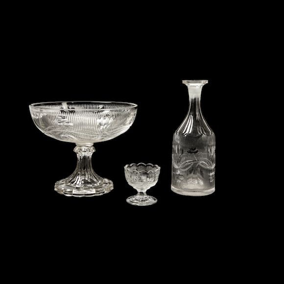 Bonhams Skinner : Fourteen Pieces of Early American Colorless Early ...