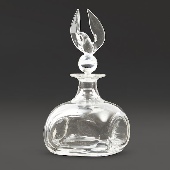 Bonhams Skinner : Lloyd Atkins for Steuben Glass "Eagle Decanter ...