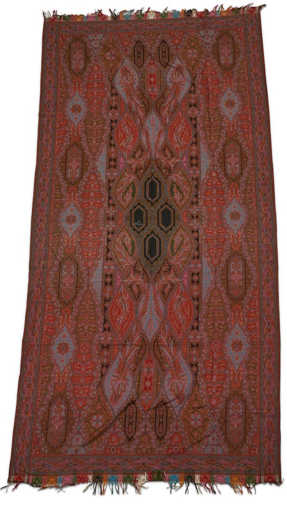 Bonhams Skinner : European Long Shawl Western Europe, likely France 5 ...