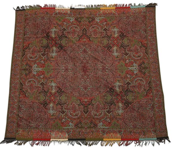 Bonhams Skinner : European Shawl Western Europe, likely France 6 ft. x ...