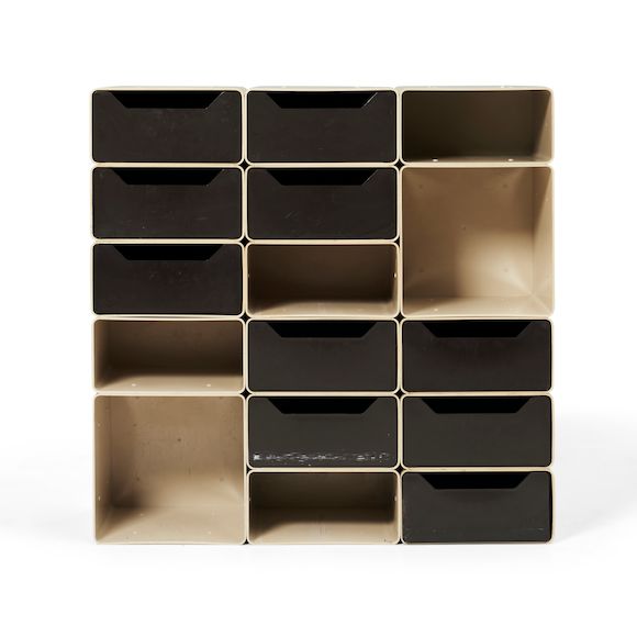 Bonhams Skinner : Two Space Age Plastic Storage Units, c. 1960 ...