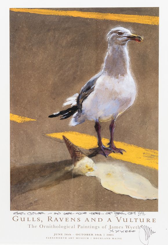 Bonhams Skinner : Jamie Wyeth (American, b. 1946) Three Framed Prints ...