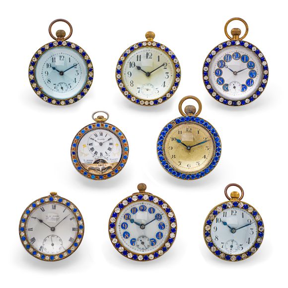 Bonhams : A GROUP OF EIGHT BALL CLOCKS