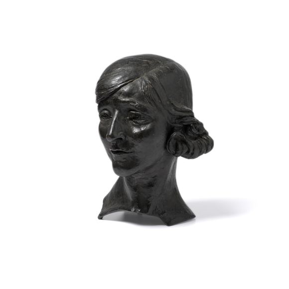 Bonhams : JACOB EPSTEIN (1880-1959) Doris Keane 11 13/16 in (30 cm) (height) (Conceived in 1917)
