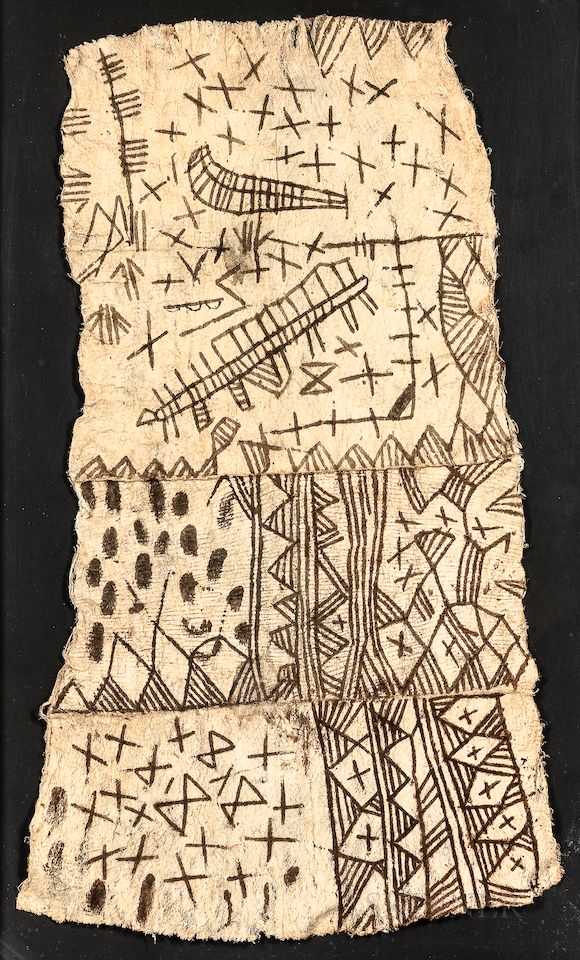 Bonhams Skinner : A woman's bark cloth skirt, pongo 29 1/2 x 17 1/2 ...