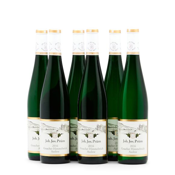Bonhams Skinner : JJ Prum Graacher Himmelreich Auslese 2016, 6 bottles