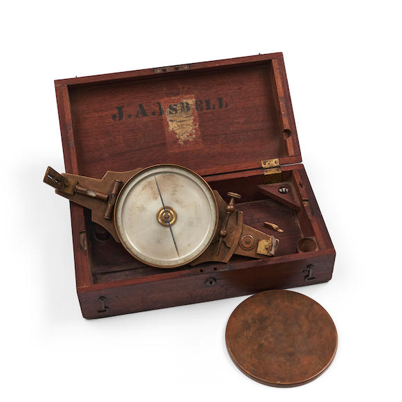 Bonhams Skinner W And Le Gurley Surveyors Compasses Troy New York