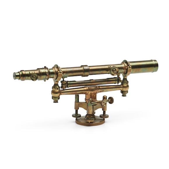 Bonhams Skinner : W. & L.E. Gurley Surveyor's Wye Level Troy, New York ...