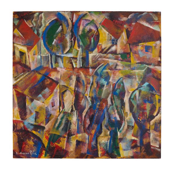 Bonhams : Jessica Rice (Belgian, 1941-2016) A Farm sheet 30 x 30 in ...