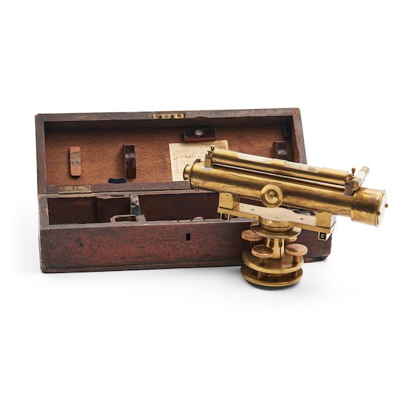Bonhams Skinner : Watkins & Hill Surveyor's Wye Level, London, England ...