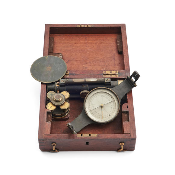 Bonhams Skinner Troughton And Simms Surveyors Compass