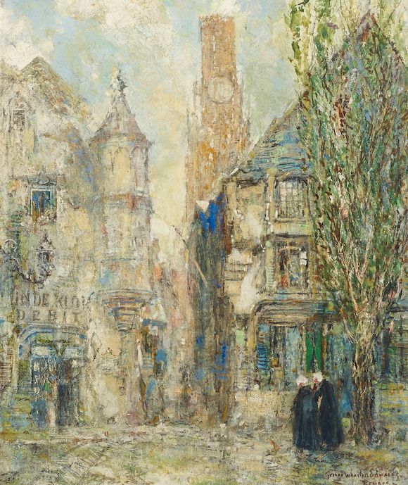 Bonhams : George Wharton Edwards (1859-1950) The Longfellow Tower ...