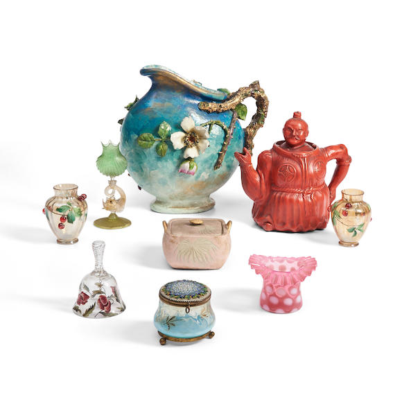 Bonhams Skinner Group Of Ceramic And Glass Items