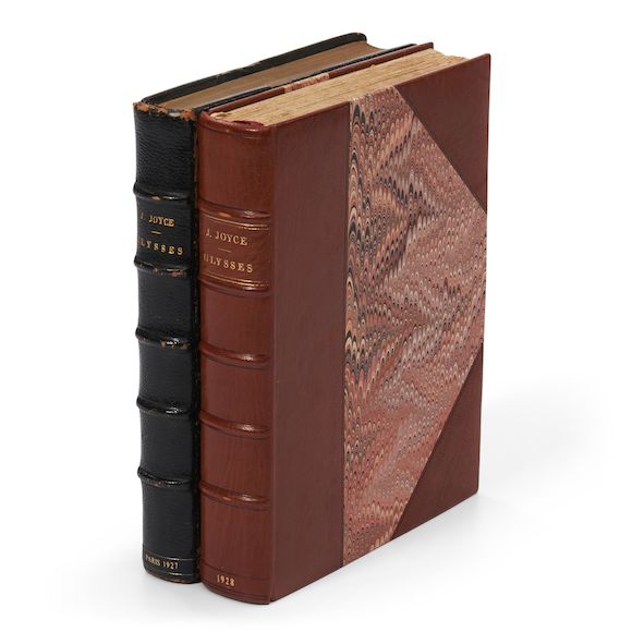 Bonhams Skinner : Joyce, James (1882-1941) Ulysses (two copies), Paris: Shakespeare and Company ...