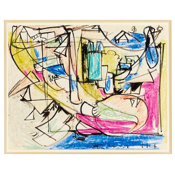 Bonhams : HANS HOFMANN (1880-1966) Untitled, 1943 (This work is ...