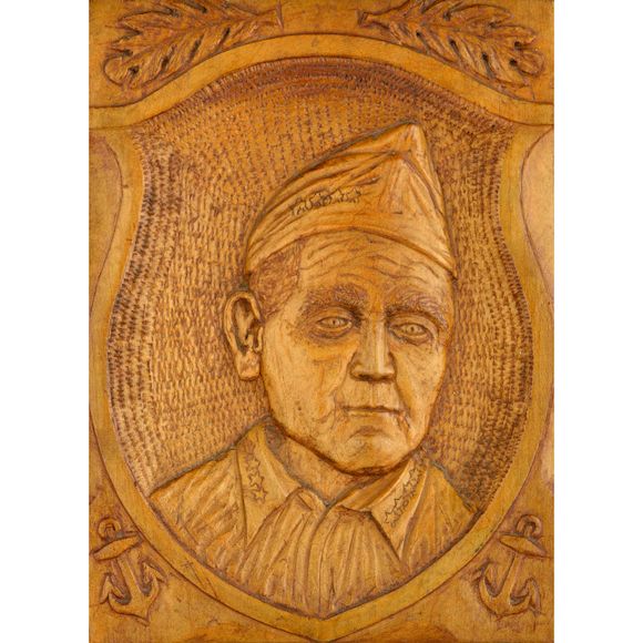 Bonhams Skinner : Relief Portrait of William F. "Bull" Halsey United ...
