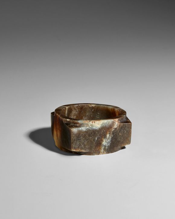 Bonhams : AN ARCHAIC PLAIN JADE CONG Late Shang - Early Western Zhou ...
