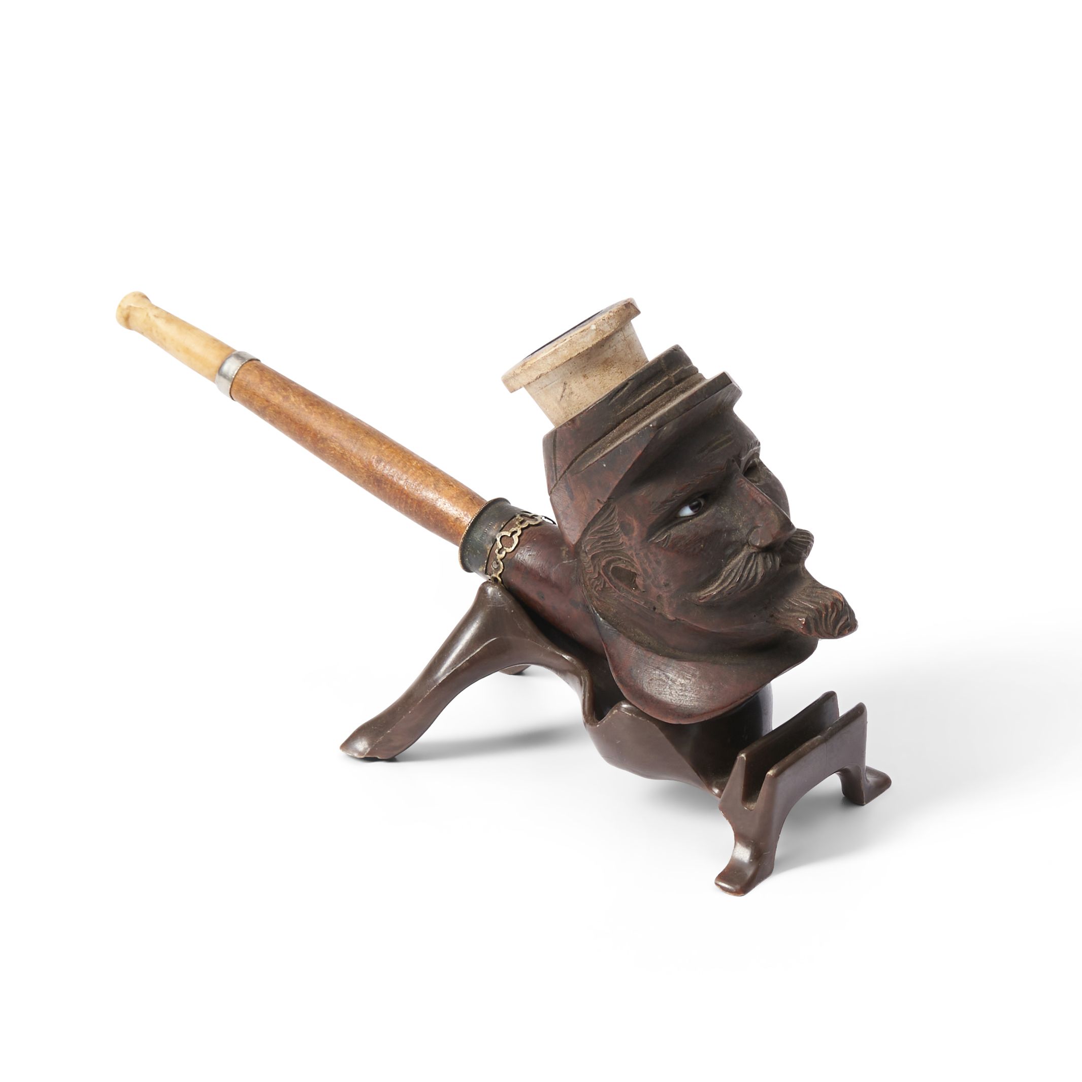 Bonhams Skinner : Carved Union Soldier Pipe, United States, late 19th ...