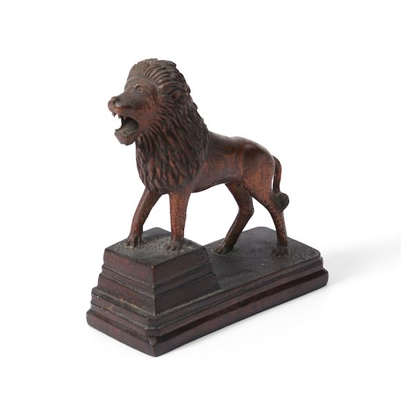 Bonhams Skinner : Carved Lion, Vester Lowe (1908-81), Winston-Salem ...