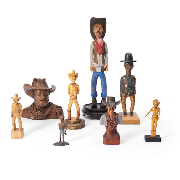 Bonhams Skinner : Assembled Group of Eight Cowboy Figures United States ...