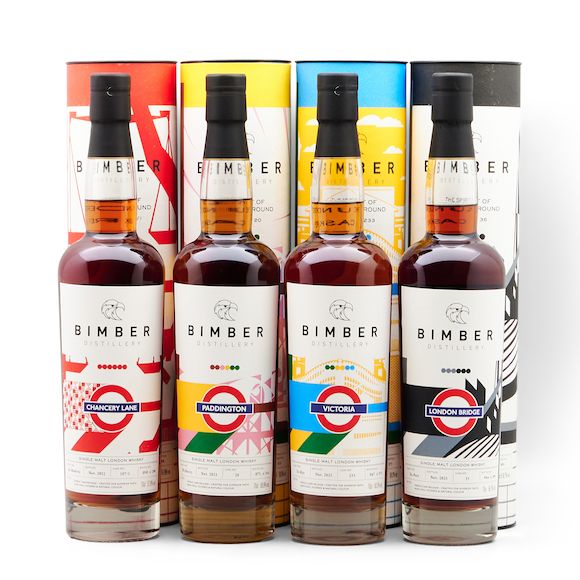 Bonhams Skinner : Mixed Bimber Single Malt London Whisky The Spirit of ...