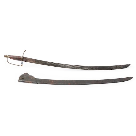 Bonhams Skinner : Signed Jeremiah Snow Horseman's Saber and Scabbard,