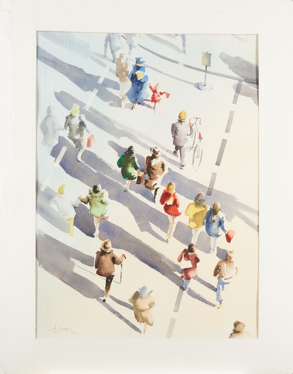 Bonhams Skinner : Harry L. Senger (1931-2022) Commuters from Above