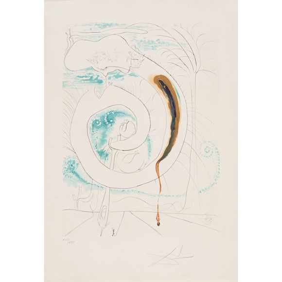 Bonhams : Salvador Dalí (1904-1989); Le cercle viscéral du cosmos (The ...