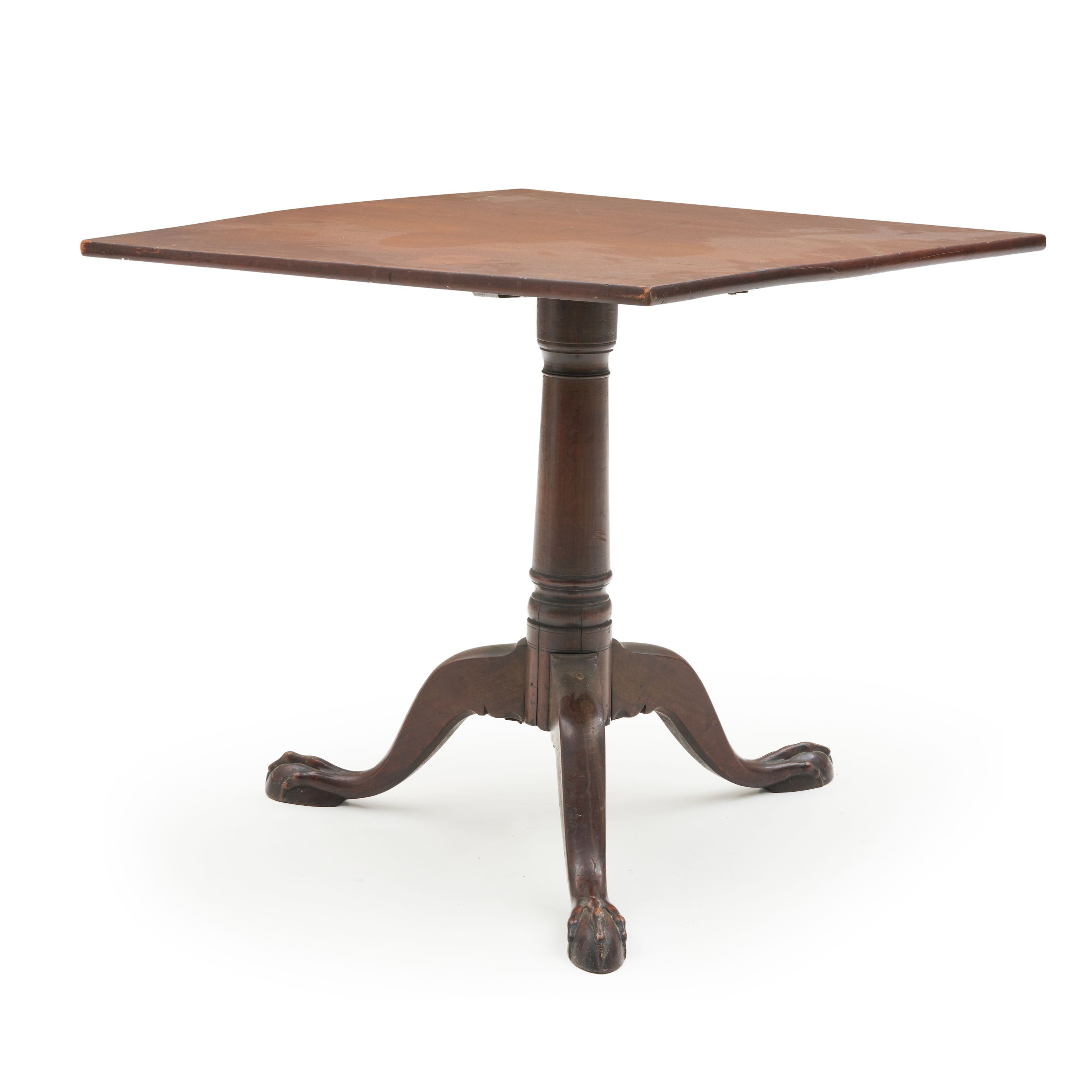 Bonhams Skinner : Federal-style Mahogany Tilt-top Tea Table