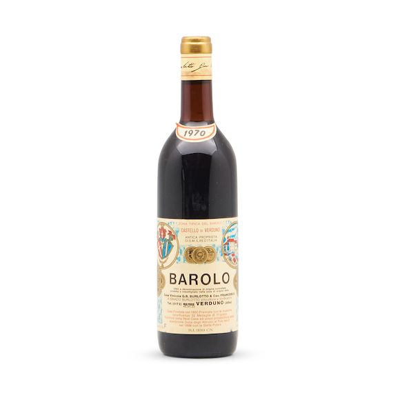 Bonhams Skinner : Castello di Verduno Barolo 1970, 1 bottle