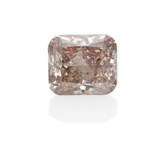 Bonhams : A LOOSE FANCY BROWN-PINK DIAMOND