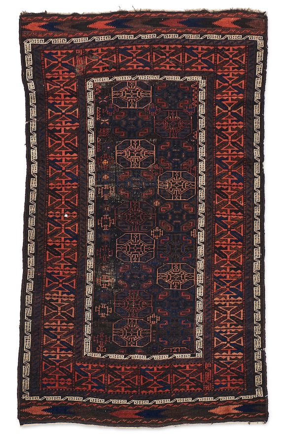 Bonhams Skinner : Belouch Rug Afghanistan 3 ft. 4 in. x 5 ft. 8 in.