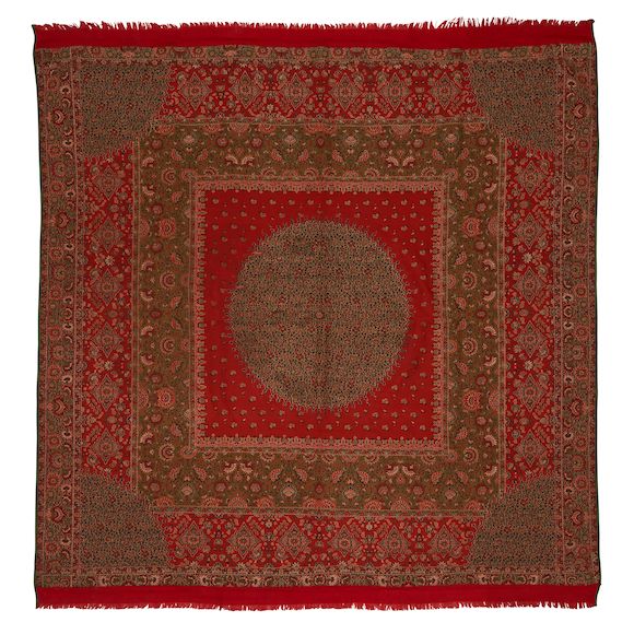 Bonhams Skinner : European "Moon Shawl" Western Europe, likely France 5 ...