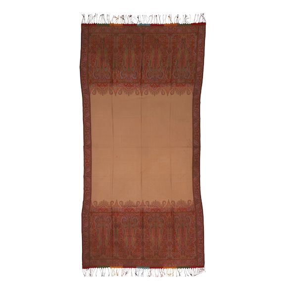 Bonhams Skinner : European Long Shawl Western Europe, likely France 5 ...