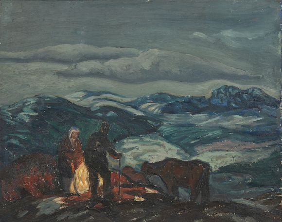 Bonhams Skinner : Ross Moffett (American, 1888-1971) Calving