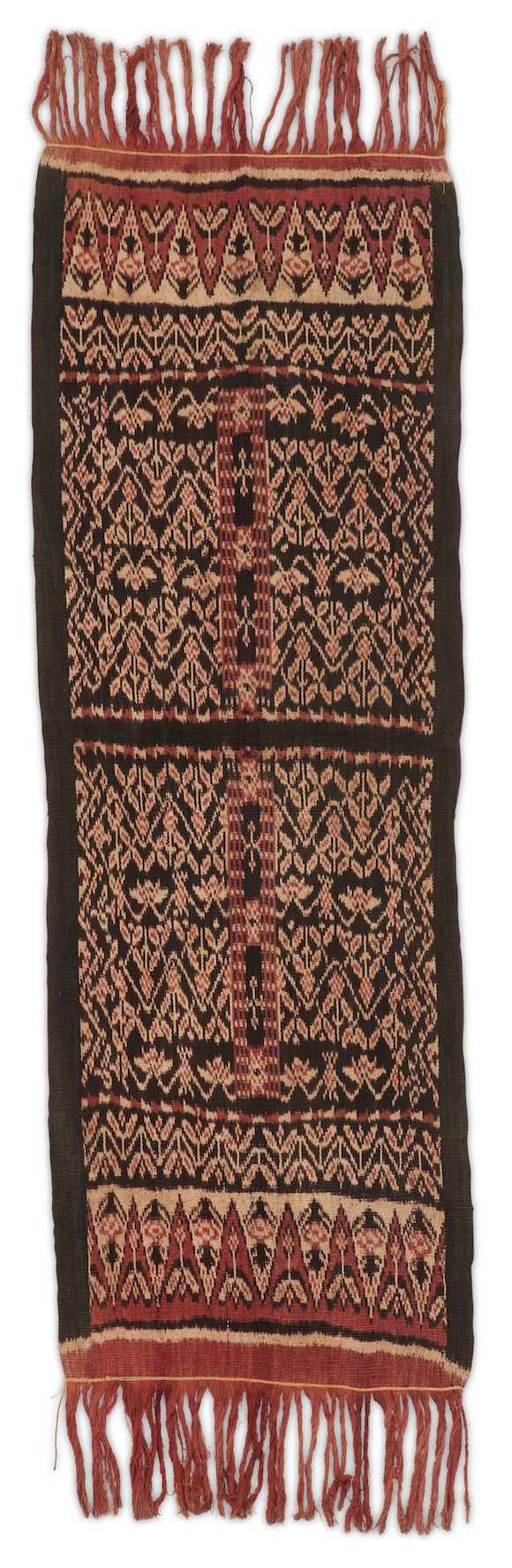 Bonhams Skinner : Indonesian Shoulder Cloth Ikat Roti, Indonesia 1 ft ...