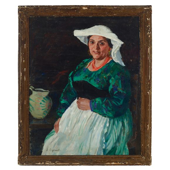Bonhams : Genevra Ingersoll Nash (1860-1941) A portrait of an Italian ...