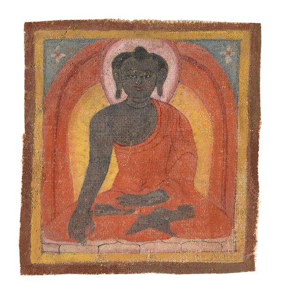 Bonhams : A GROUP OF THREE TSAKALI TIBET, CIRCA 1300
