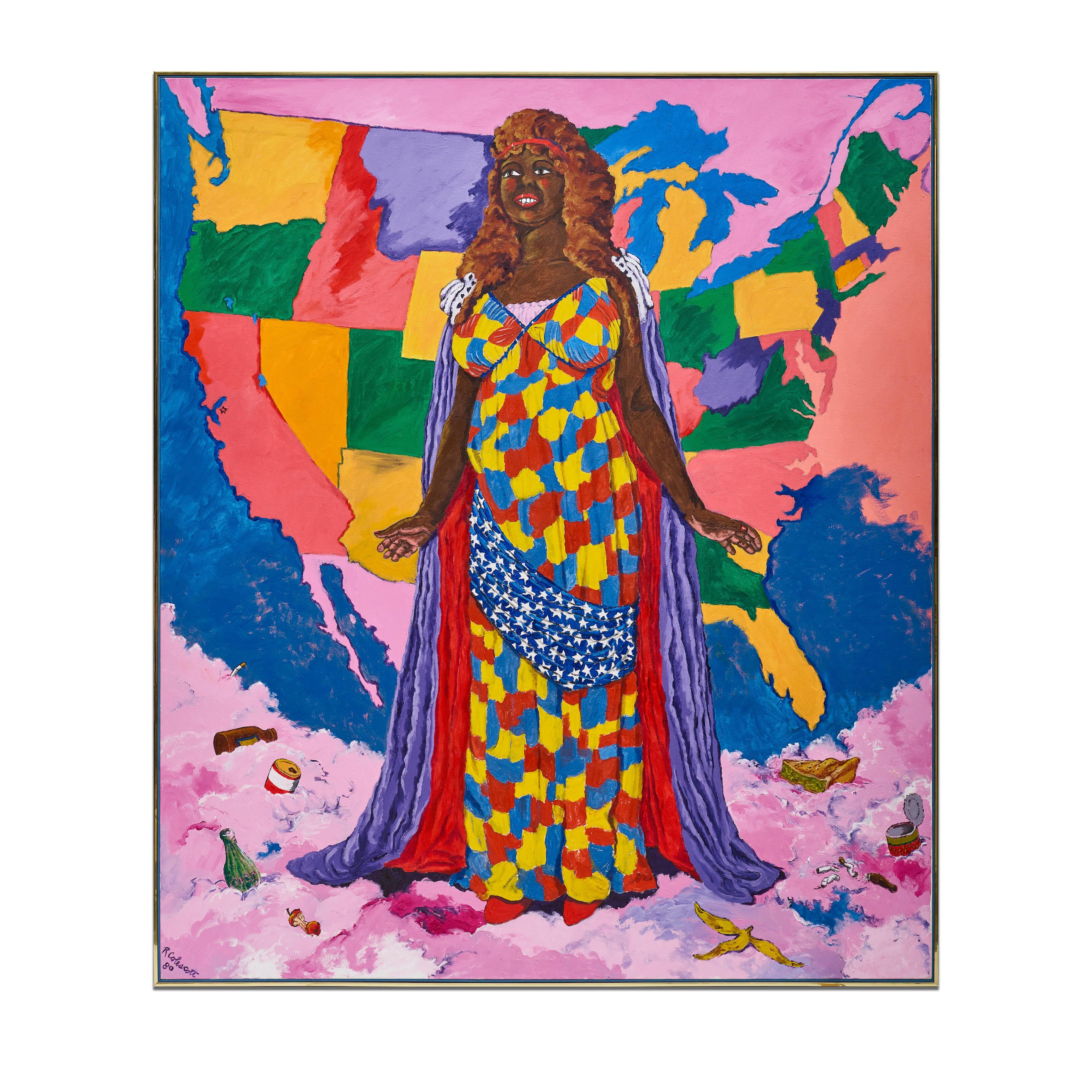 Bonhams : A Closer Look: Robert Colescott's Miss Liberty