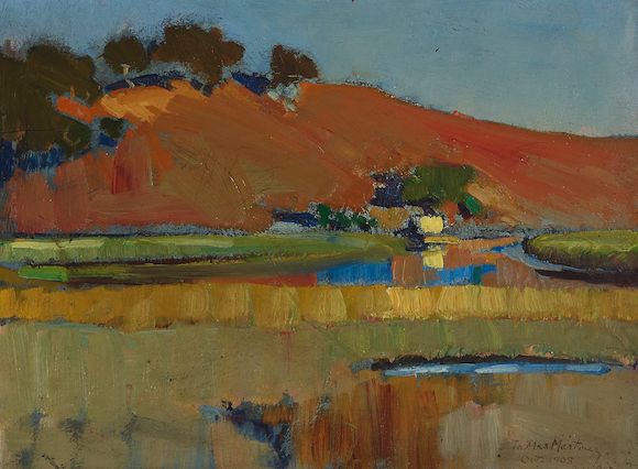 Bonhams : Charles Rollo Peters (1862-1928) Landscape for Mrs. Martinez ...