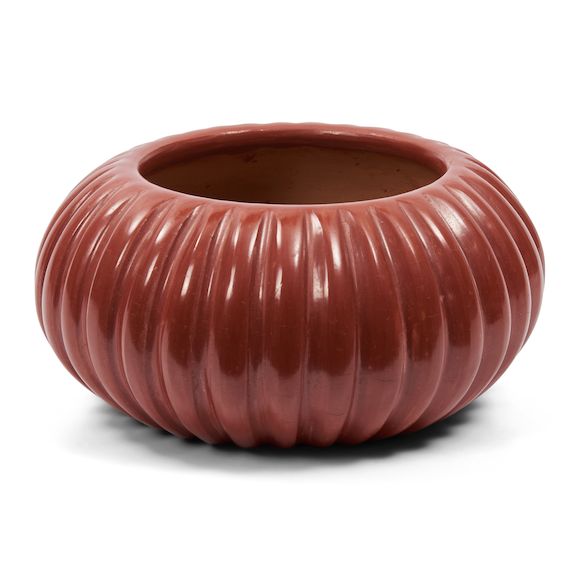 Bonhams Skinner : A contemporary Santa Clara pottery bowl Angela Baca ...