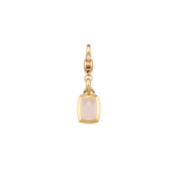 Bonhams : VALENTE MILANO: A GOLD AND ROSE QUARTZ CHARM