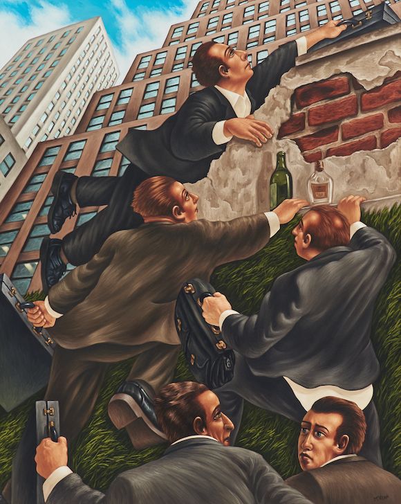 Bonhams Skinner : Graham McKean (British, born 1962) Desperados 60 x 48 ...