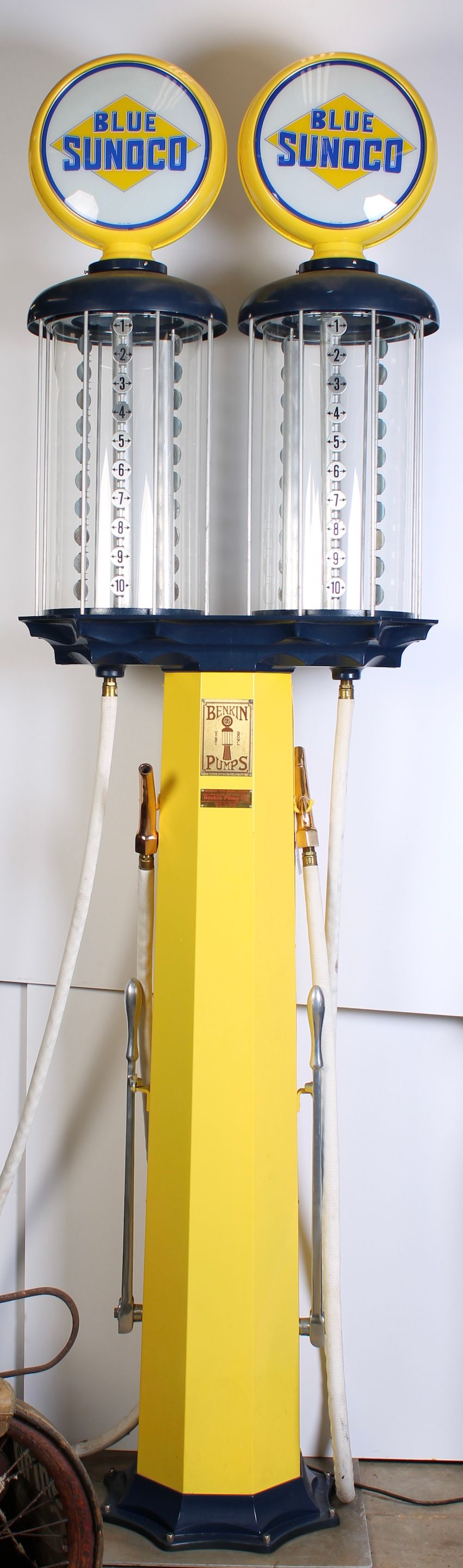 Bonhams Cars : A Benkin 'Visi-Bowl' twin gas pump, post-war,