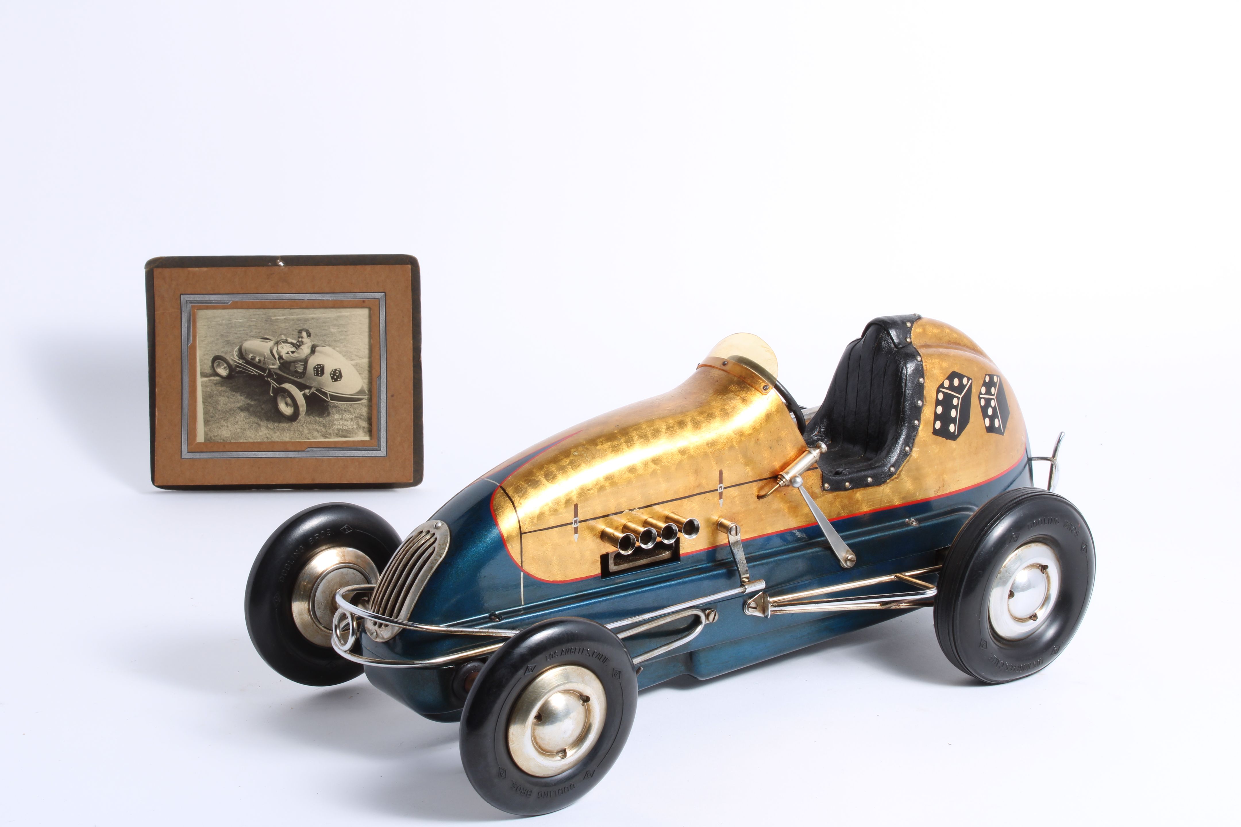 Bonhams Cars : "Dee Toran's 7-11" Dooling Model F gas powered tether racecar, American, 1946, (2)