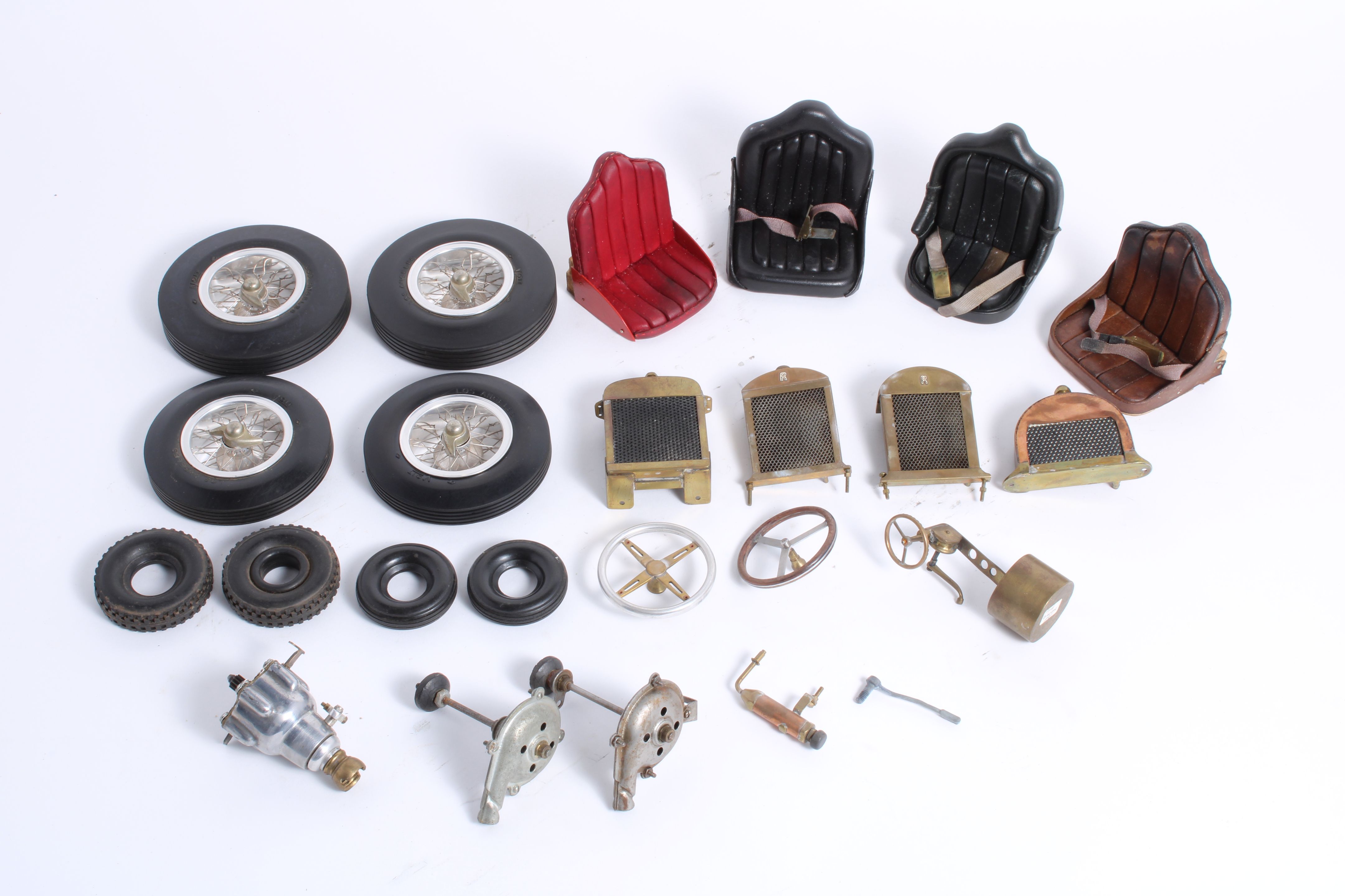 Bonhams Cars : Assorted tether race car spares and accessories