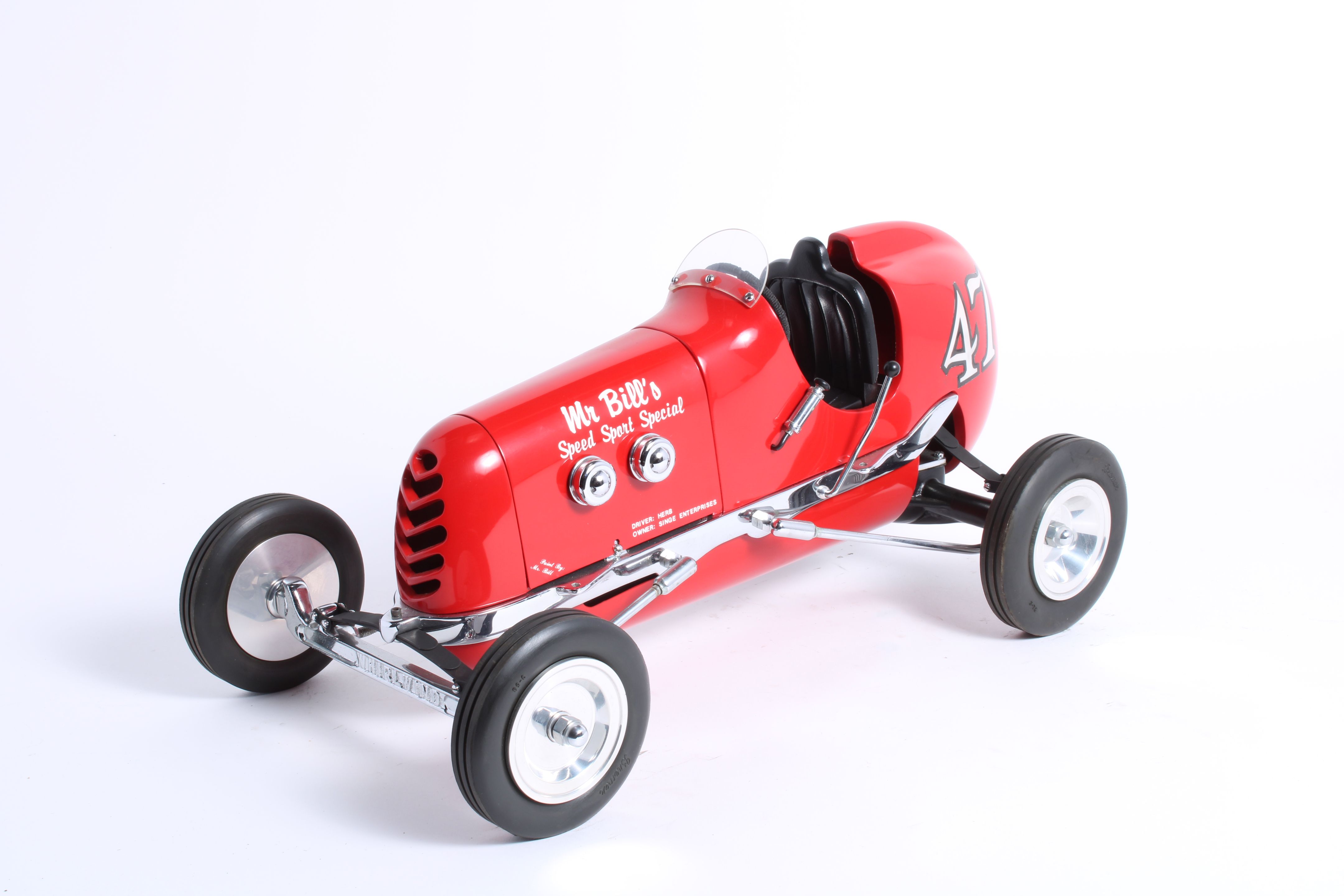 Bonhams Cars : A replica Bremer Whirlwind tether race car painted as Mr ...