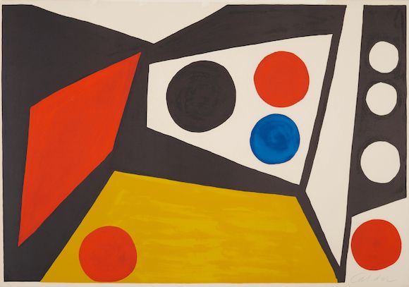 Bonhams : Alexander Calder (1898-1976); Composition with Circles;